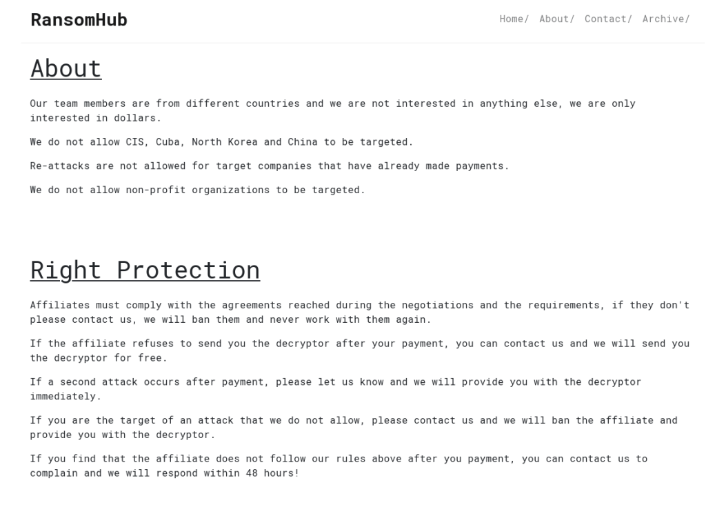 Perfilamiento de Actor: “RansomHub” – Grupo Ransomware – Ciberprisma ...
